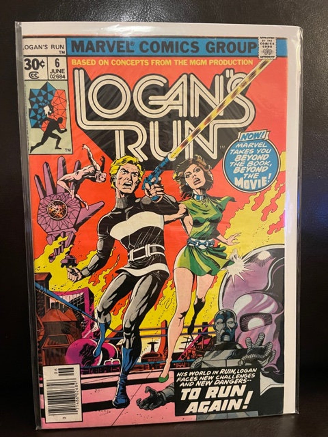 Logan's Run 9 Comic Book Key Issue Marvel 1977 First Thanos Solo Story ...