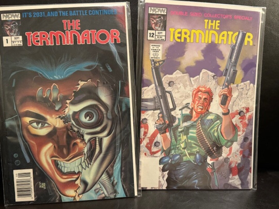 The Terminator 1 Comic Book and 16 1989 First Appearance of John Connor ...