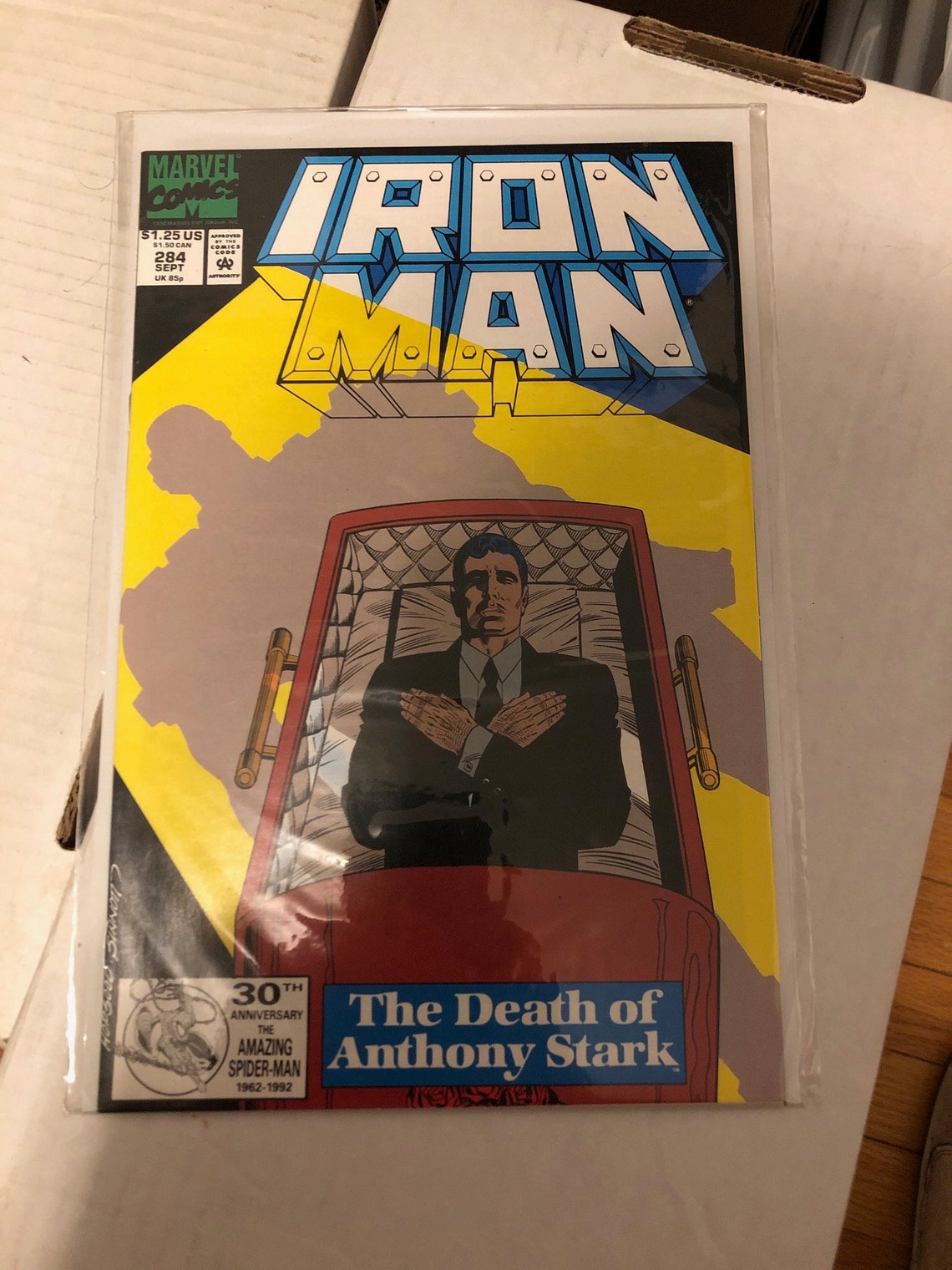 Marvel Comics Iron Man 284 The Death of Tony Stark Near Mint | Etsy