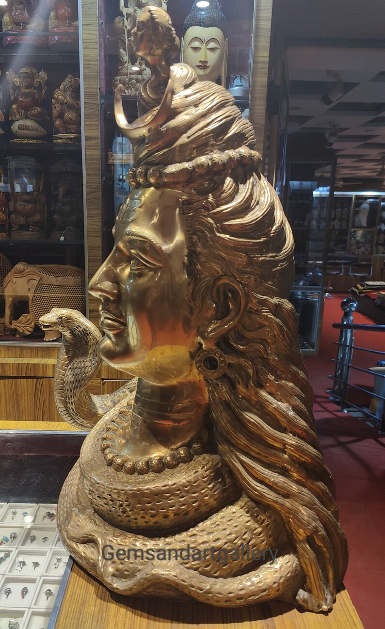 Brass Figure of Lord Shiva the Creator and Destroyer Master - Etsy
