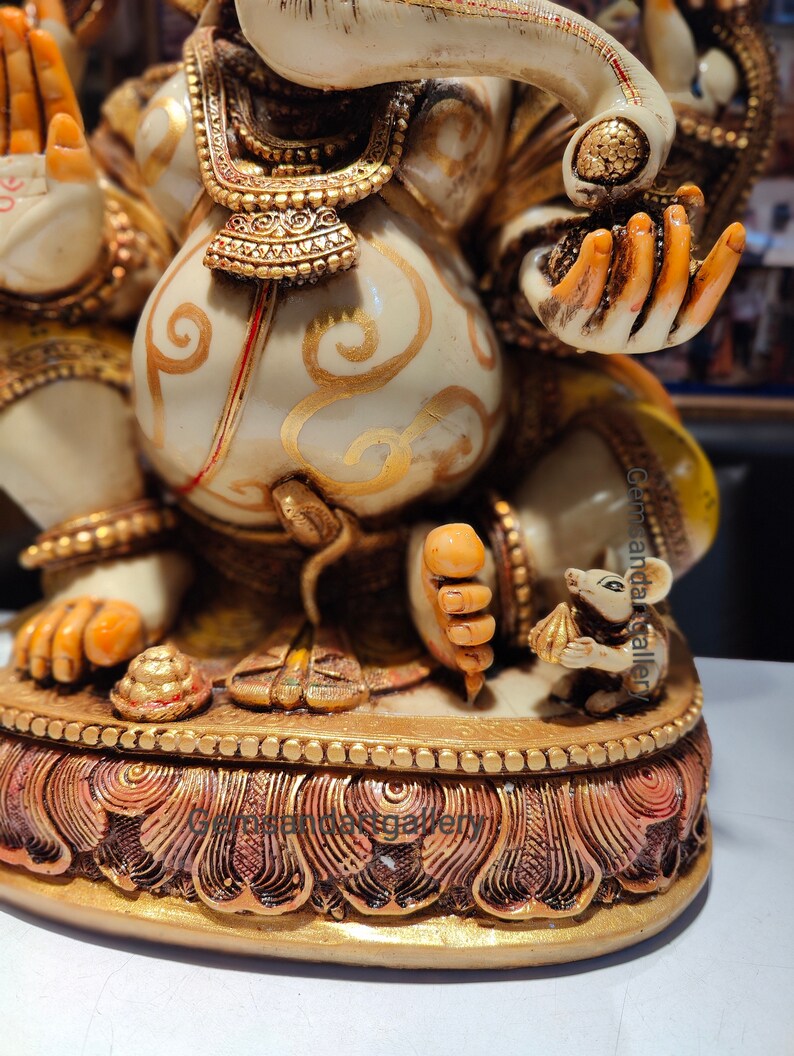 Resin Handmade Statue of Lord Ganesha / Home Decor / Spritual - Etsy