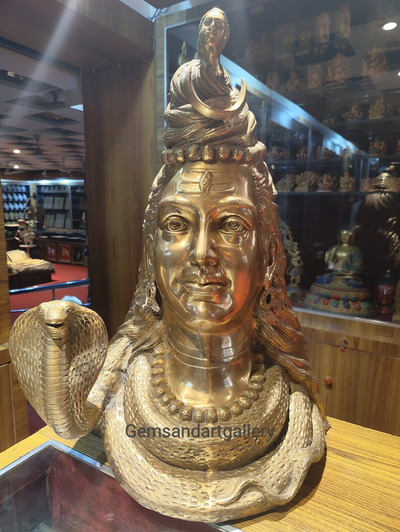 Brass Figure of Lord Shiva the Creator and Destroyer Master - Etsy