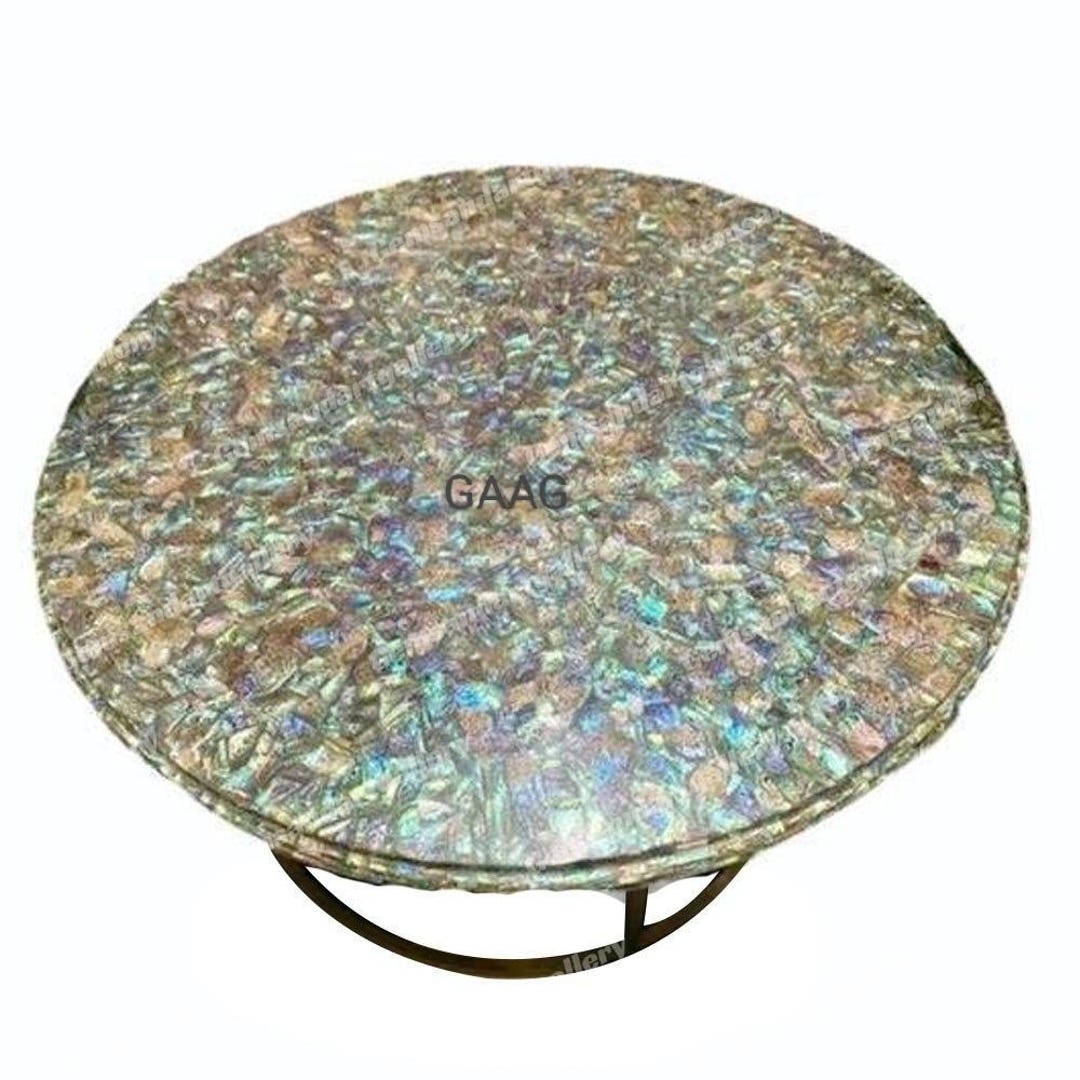 Abalone Round Table Top | Dining Table Top | Coffee Table Top | Counter ...