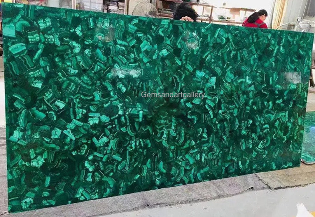 Rectangular Malachite Table Top | Dining Table Top | Coffee Table Top ...
