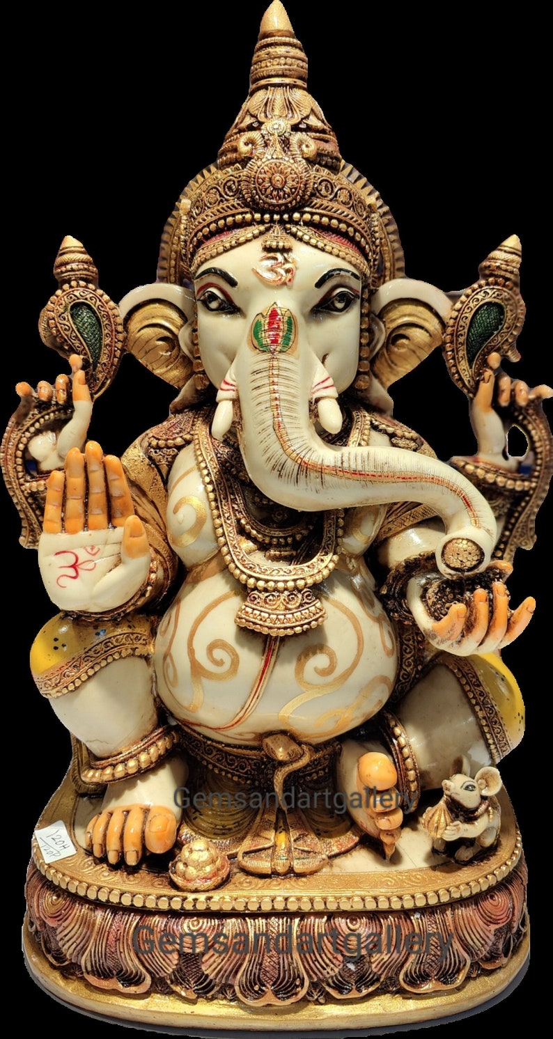 Resin Handmade Statue of Lord Ganesha / Home Decor / Spritual - Etsy