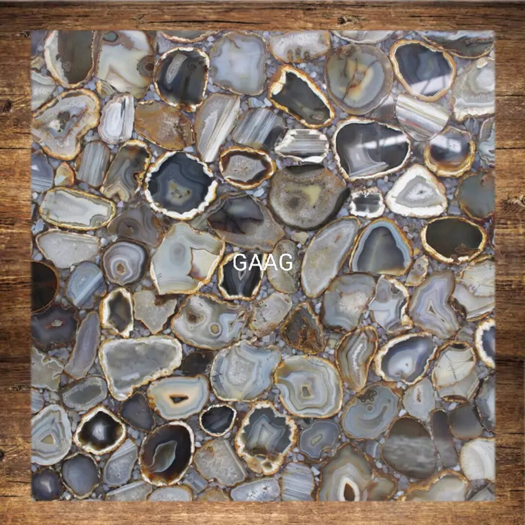 Square Agate Table Top | Dining Table Top | Coffee Table Top ...