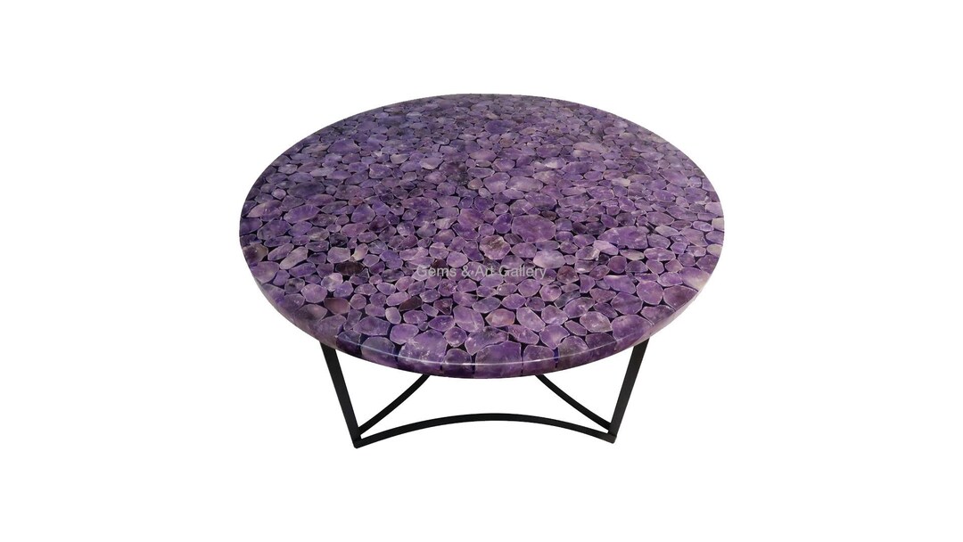 Amethyst Round Table Top | Dining Table Top | Living Room Table Top ...