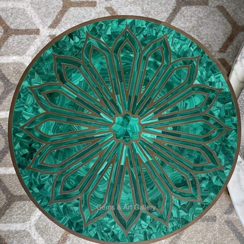 Dining Table Malachite - Etsy UK