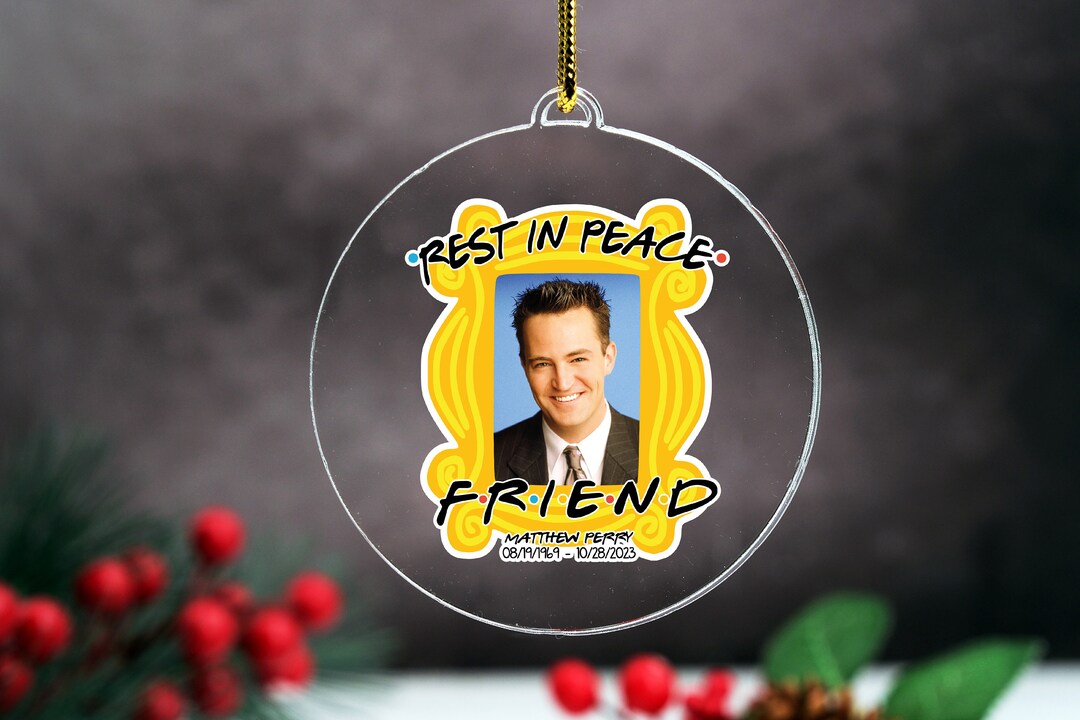 RIP Matthew Perry, Chandler Bing, Chandler Bing Ornament, From Friends ...