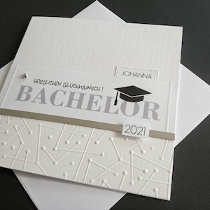 Karte zum bestandenen Bachelor Master Matura Diplom Staatsexamen ...