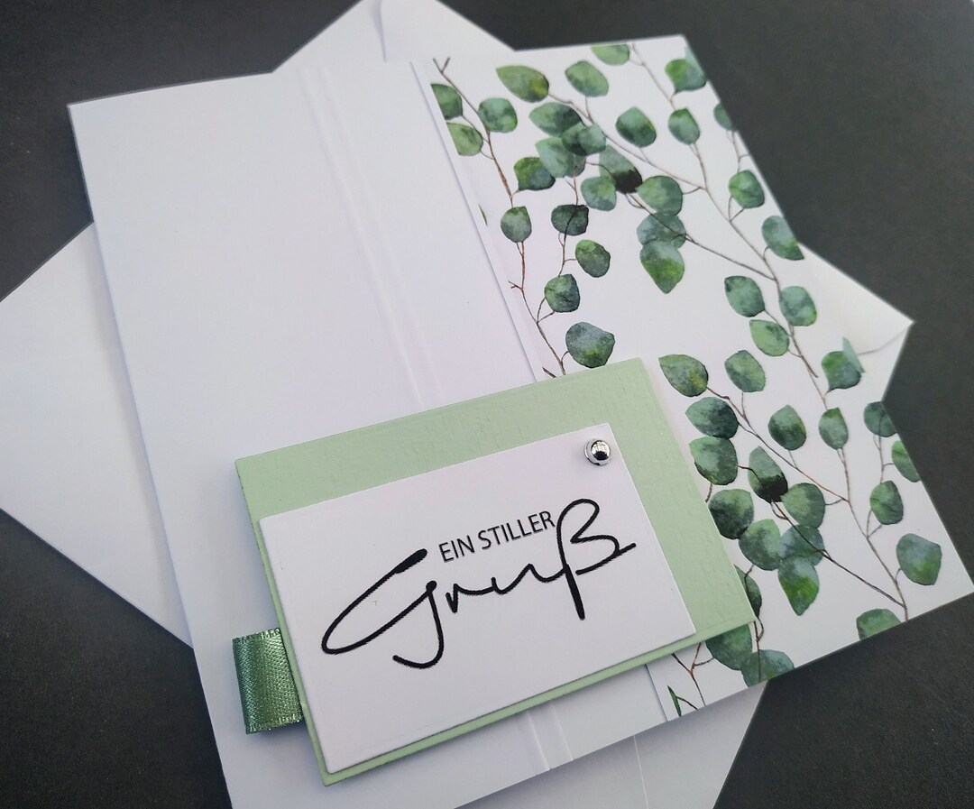 Elegant Mourning Card Condolence Card - Etsy
