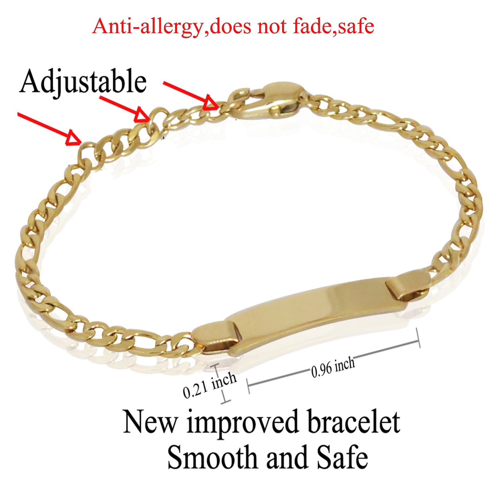 Bracelet bébé or, nouveau-né, gravé, or, argent, bracelets pour tout ...