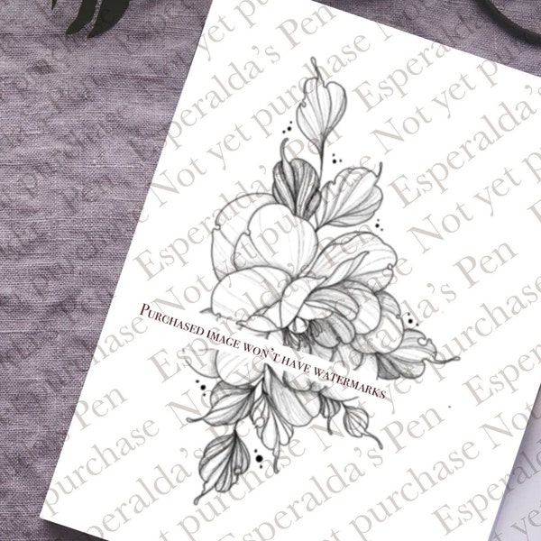 Fine Line Tree Tattoo - Etsy