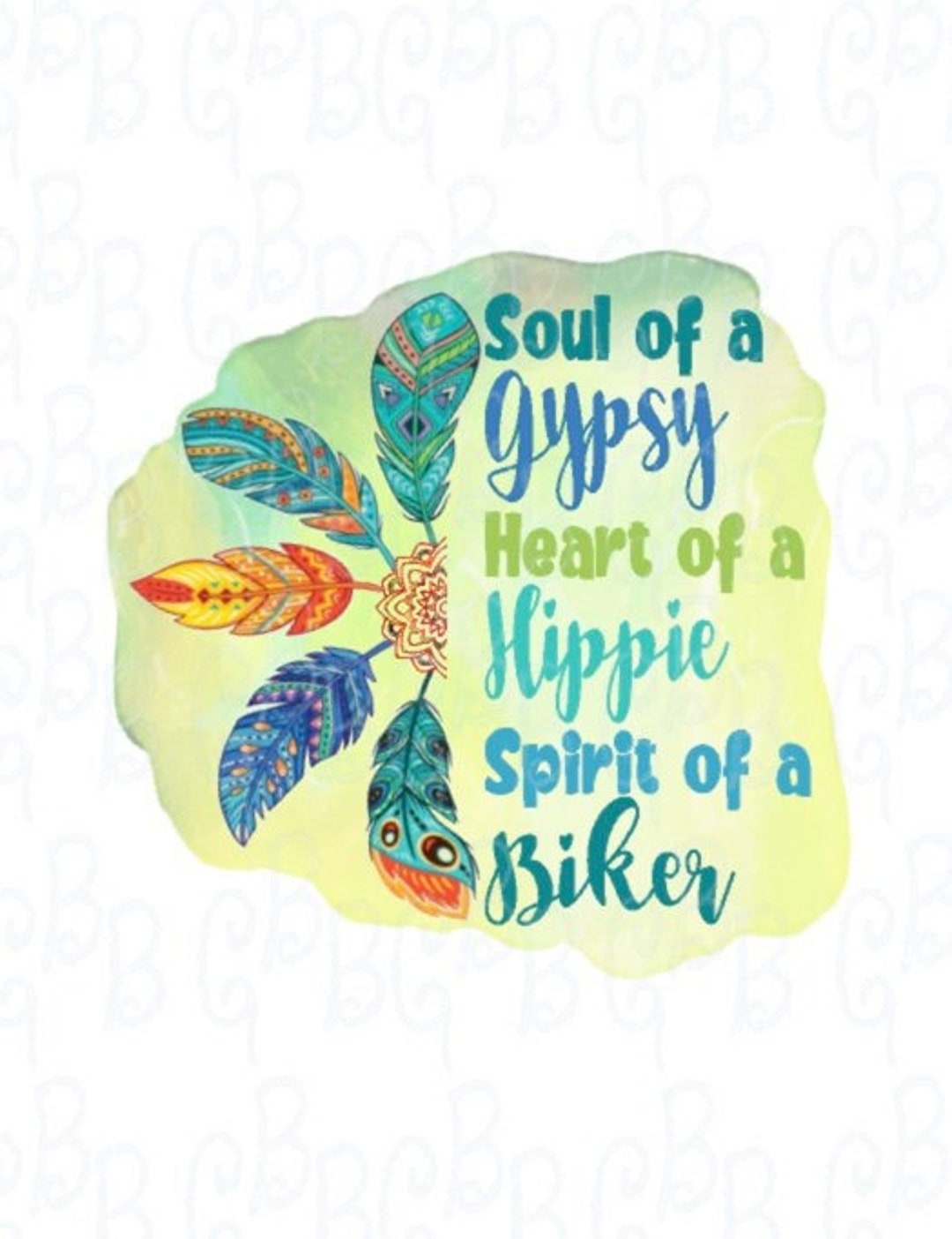 Soul of a Gypsy Heart of a Hippie Spirit of a Biker Digital Download - Etsy