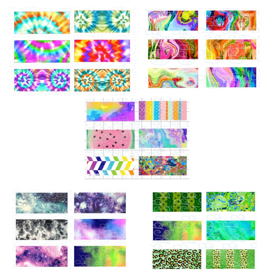 Pen Wraps Bundle of 30 Colorful Digital Download - Etsy