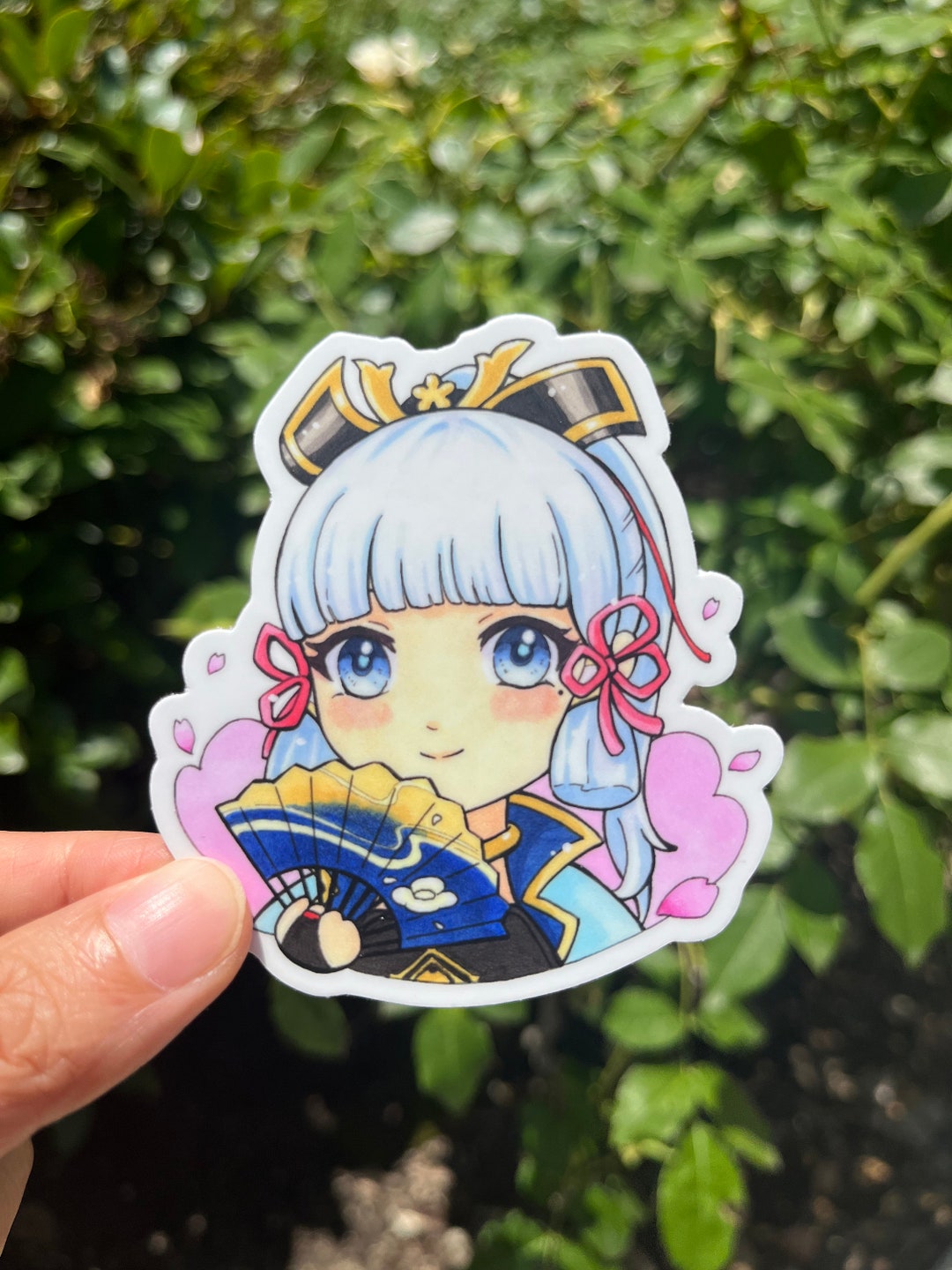Genshin Impact AYAKA Vinyl Sticker | Cute Anime Kawaii Chibi Stickers ...