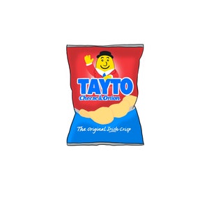 Tayto Irish Crisp Illustration Wall Art Print - Etsy