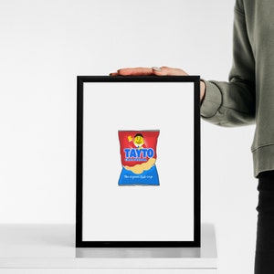 Tayto Irish Crisp Illustration Wall Art Print - Etsy