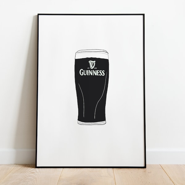 Guinness Print - Etsy UK