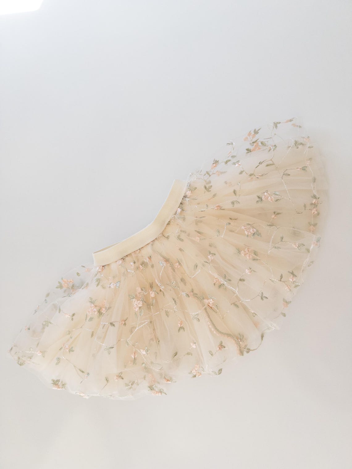Floral Embroidery Tutu Skirt Baby Tutu Child Tutu Tulle Fairy Skirt ...