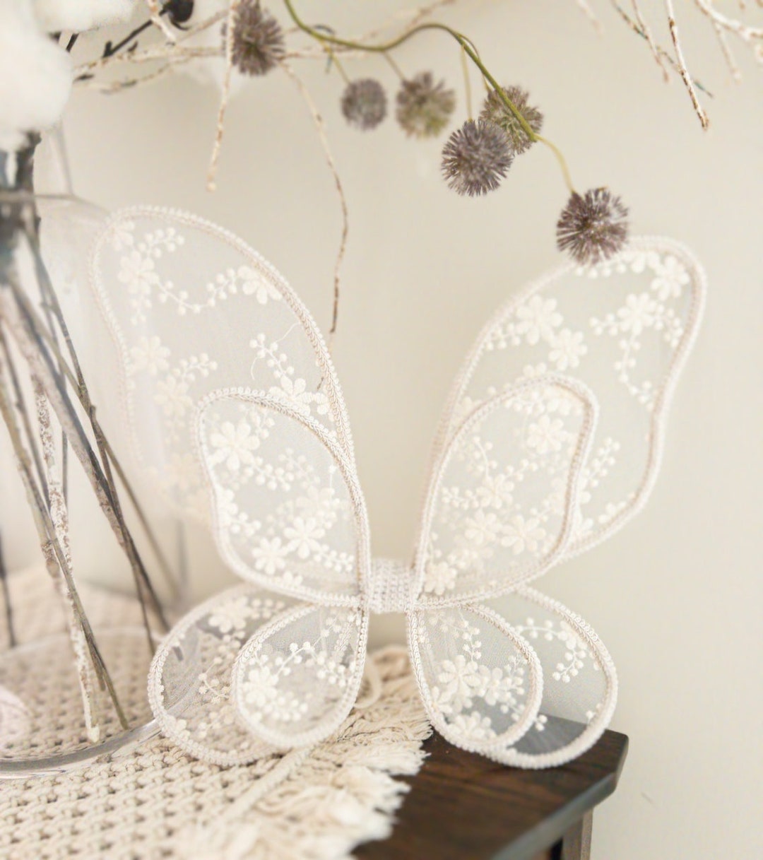 Baby Child Floral Fairy Double Wing Dressup Quality Fairy Wings ...