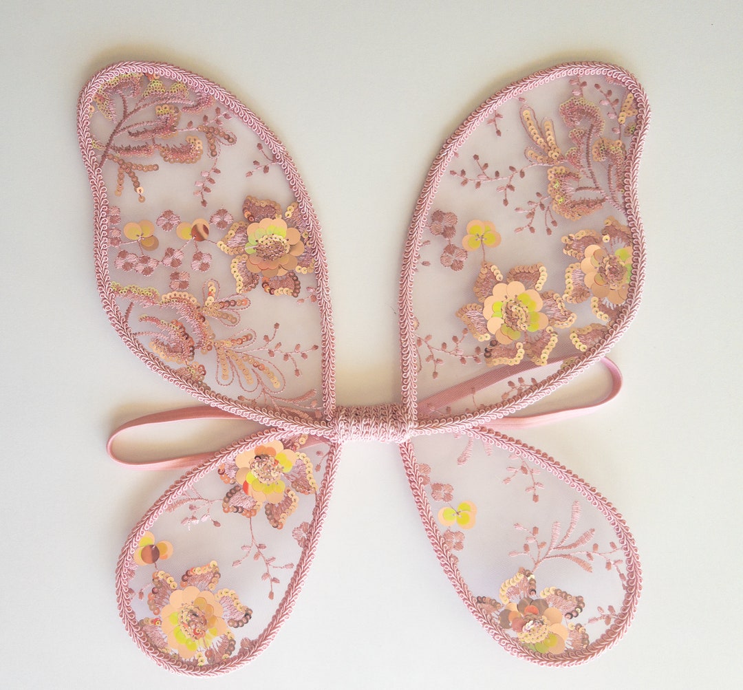 Baby & Child Floral Fairy Wings Dress up Quality Crafted Wings Handmade ...