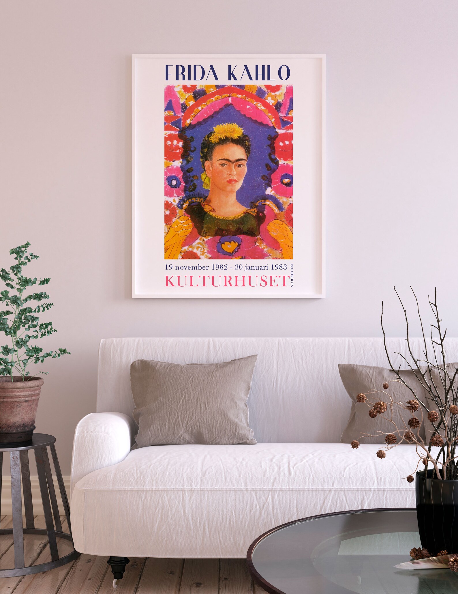 Frida Kahlo Art Exhibition Poster Frida Kahlo Art Print | Etsy