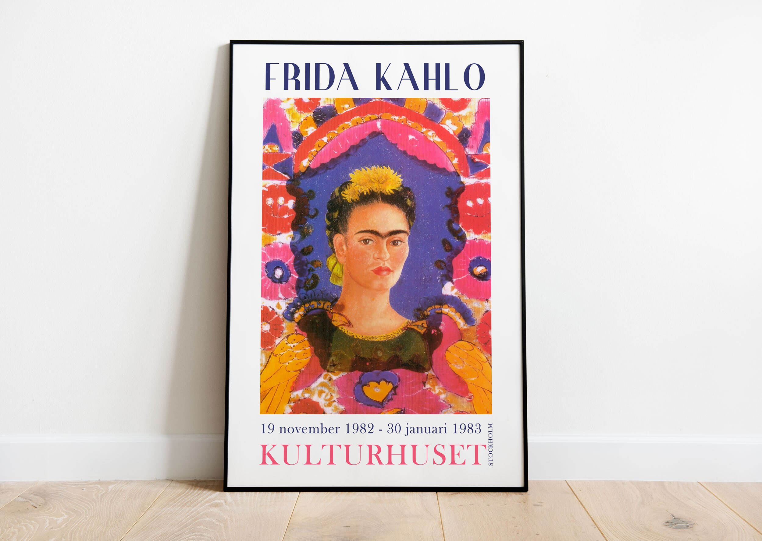 Frida Kahlo Art Exhibition Poster Frida Kahlo Art Print | Etsy