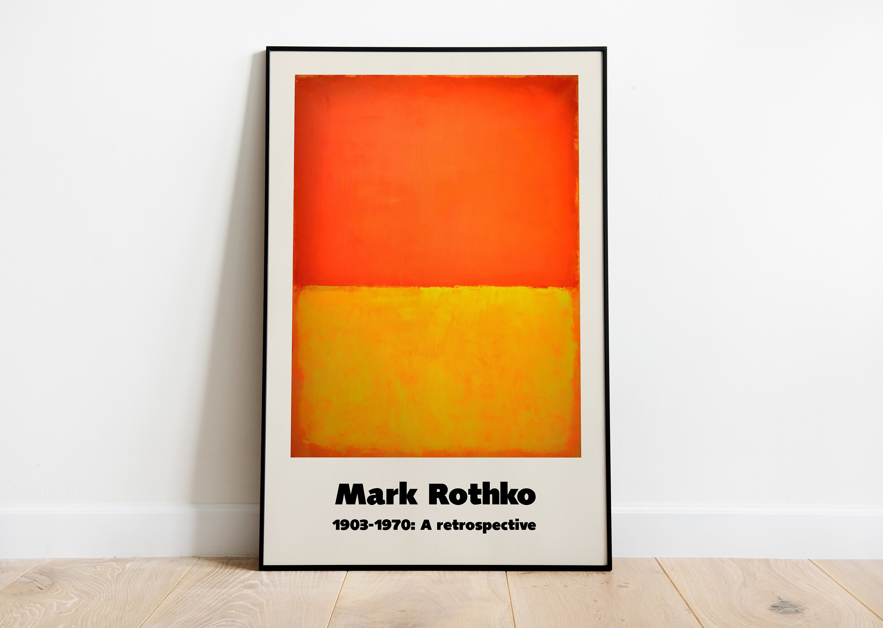 Mark Rothko Art Exhibition Poster Rothko Art Print Modern | Etsy