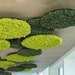 Moss Ceiling Tiles Custom Panels Wall Moss Art Green Natural Dried Moss ...