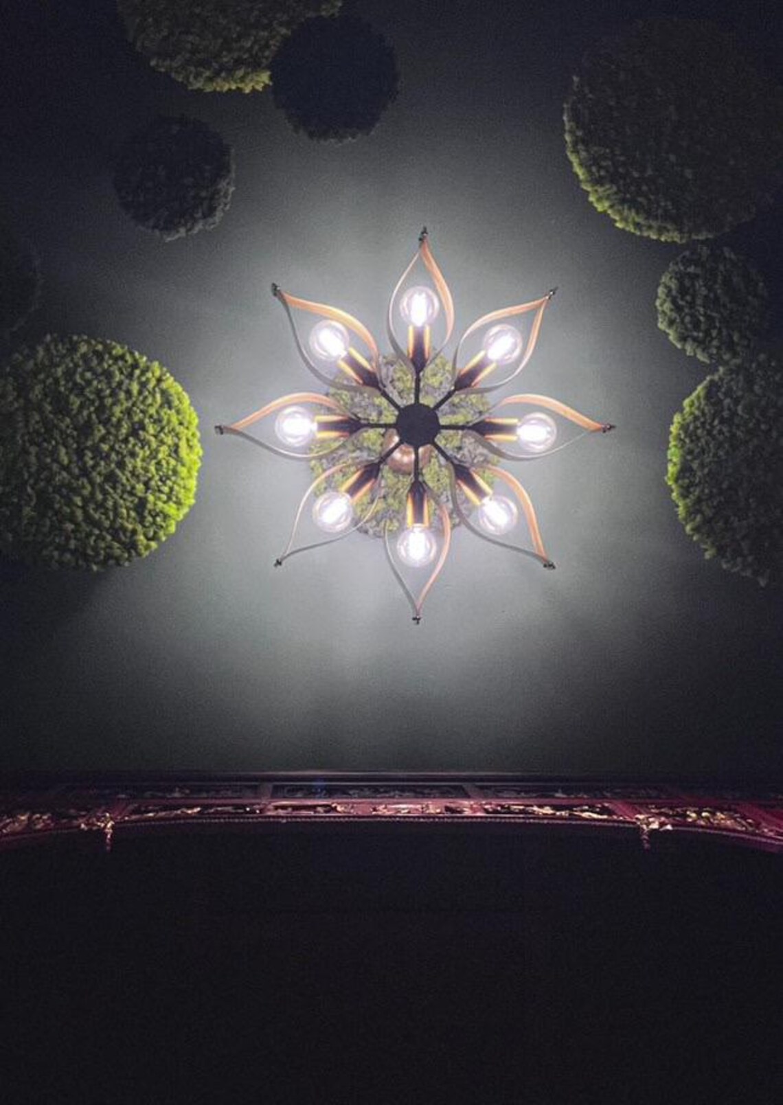 Round Moss Ceiling Art Decor Wall Moss Art Green Moss Ceiling Tiles ...