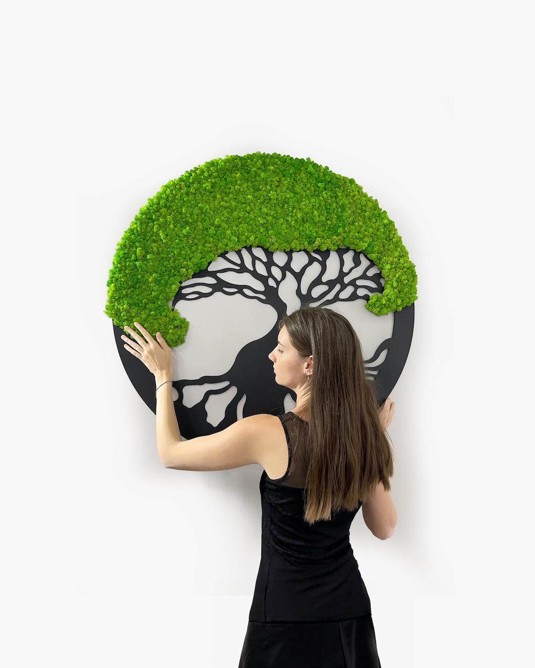 Tree of Life Extra Large Moss Wall Art Wall Preserved Moss Decor Wood ...