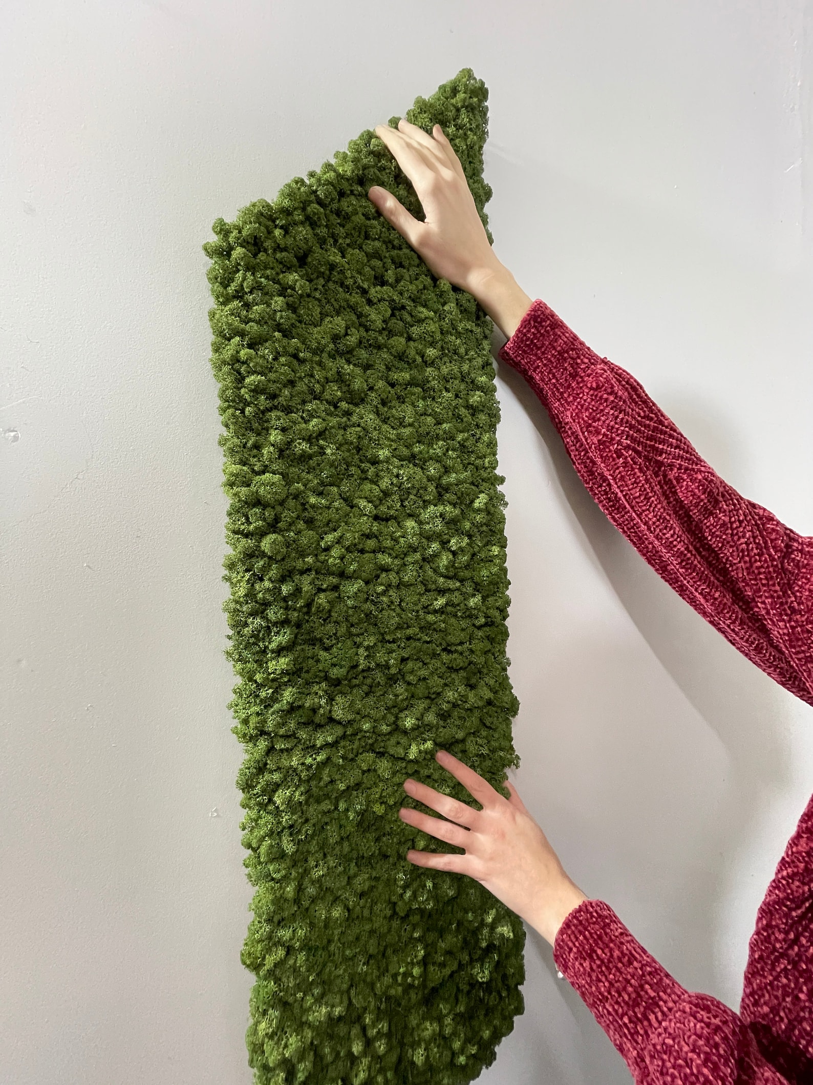 Moss Wall Art Panels Bathroom Wall Moss Art Green Moss Panels Green ...