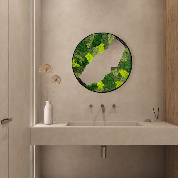 Moss Mirror - Etsy