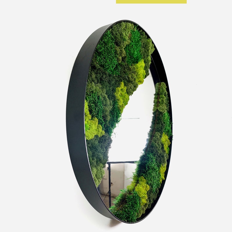 Moss Mirror - Etsy