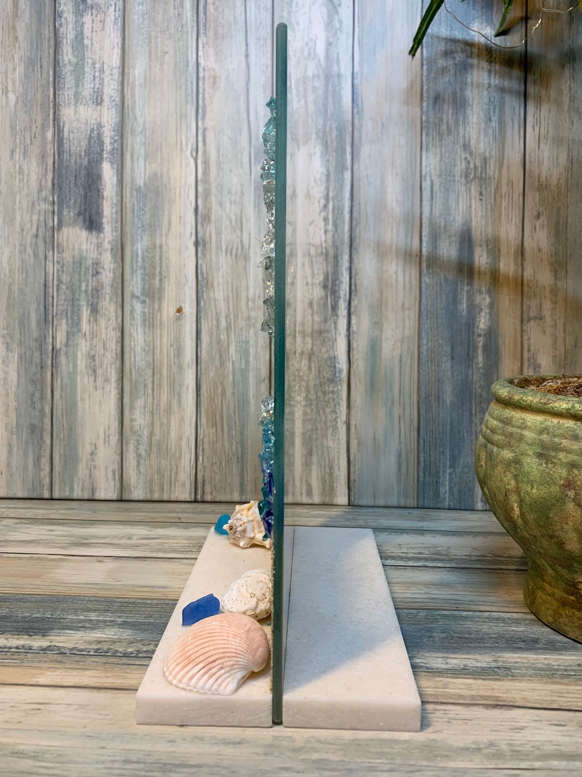 Sea Glass Beach Crashing Ocean Wave Scene Sea Glass Art - Etsy