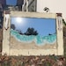 Sea Glass Beach Scene on a Mirror - Sea Glass Art - Beach Decor - Beach ...