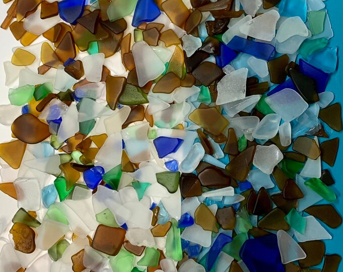 Small Authentic Sea Glass Mixed Colors Beach Glass Sea Glass Lot Sea ...
