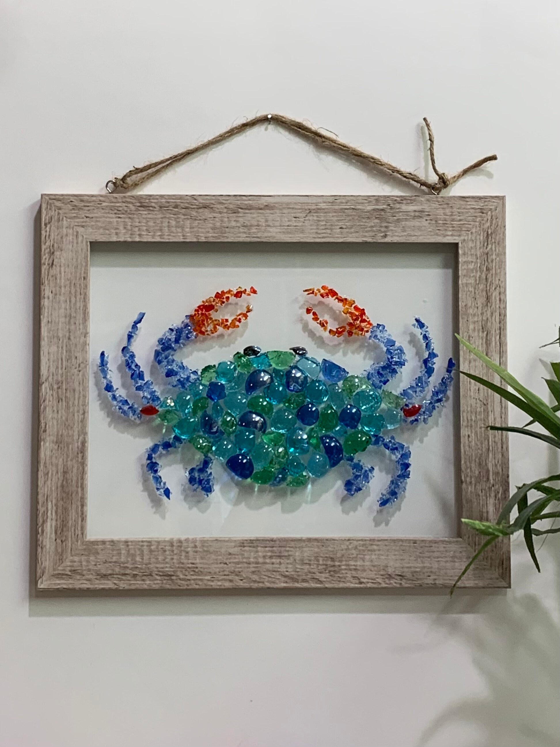 Beaches Got Crabs Glass Art - Crab Beach Decor - Coastal Decor - Beach ...