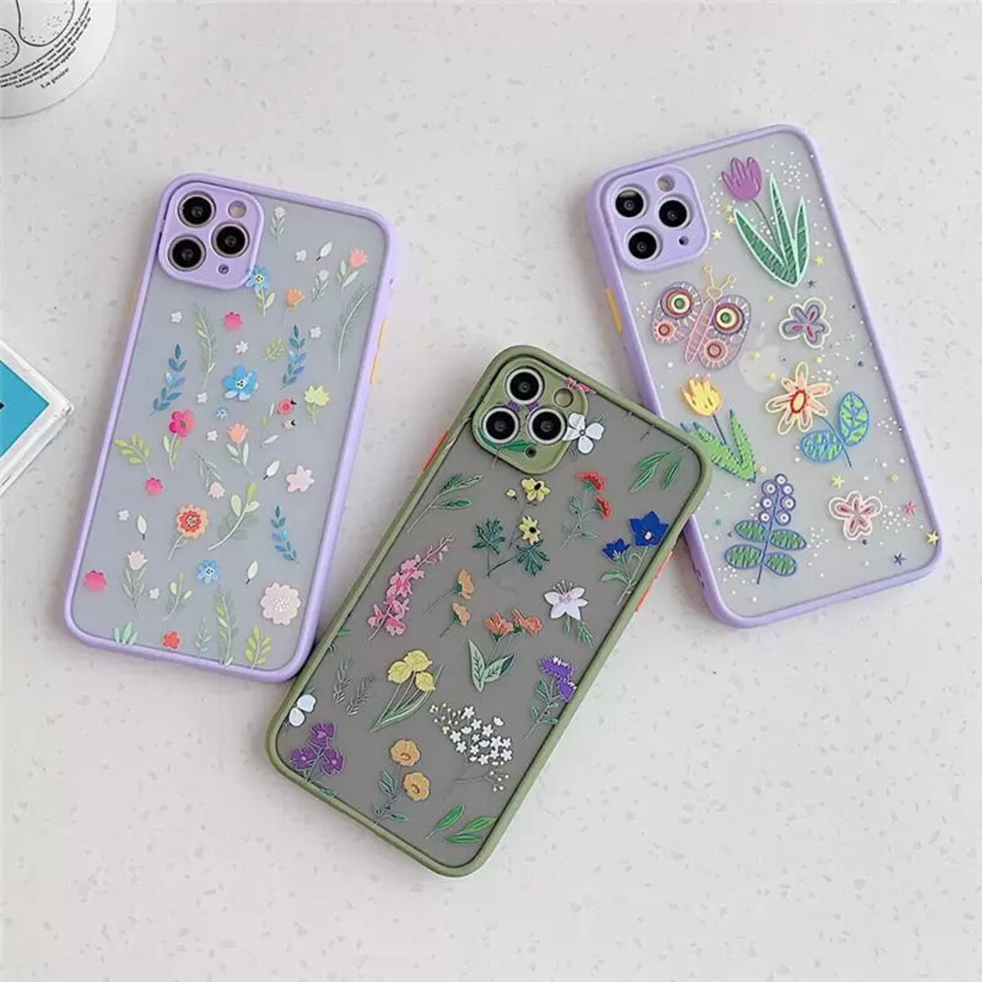 Cute Flower Phone Case for Iphone 14 13 12 Mini 11 Pro Max Se - Etsy UK