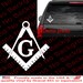 Freemasonry Emblem Die Cut Sticker Vinyl Decal Freemason Masonic ...