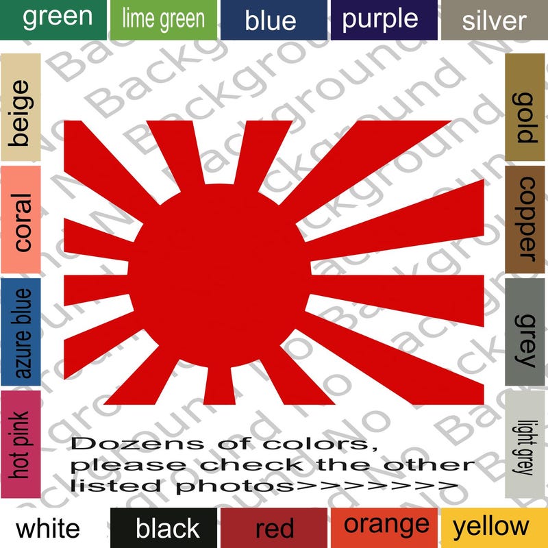 Rising Sun Jdm Decal - Etsy