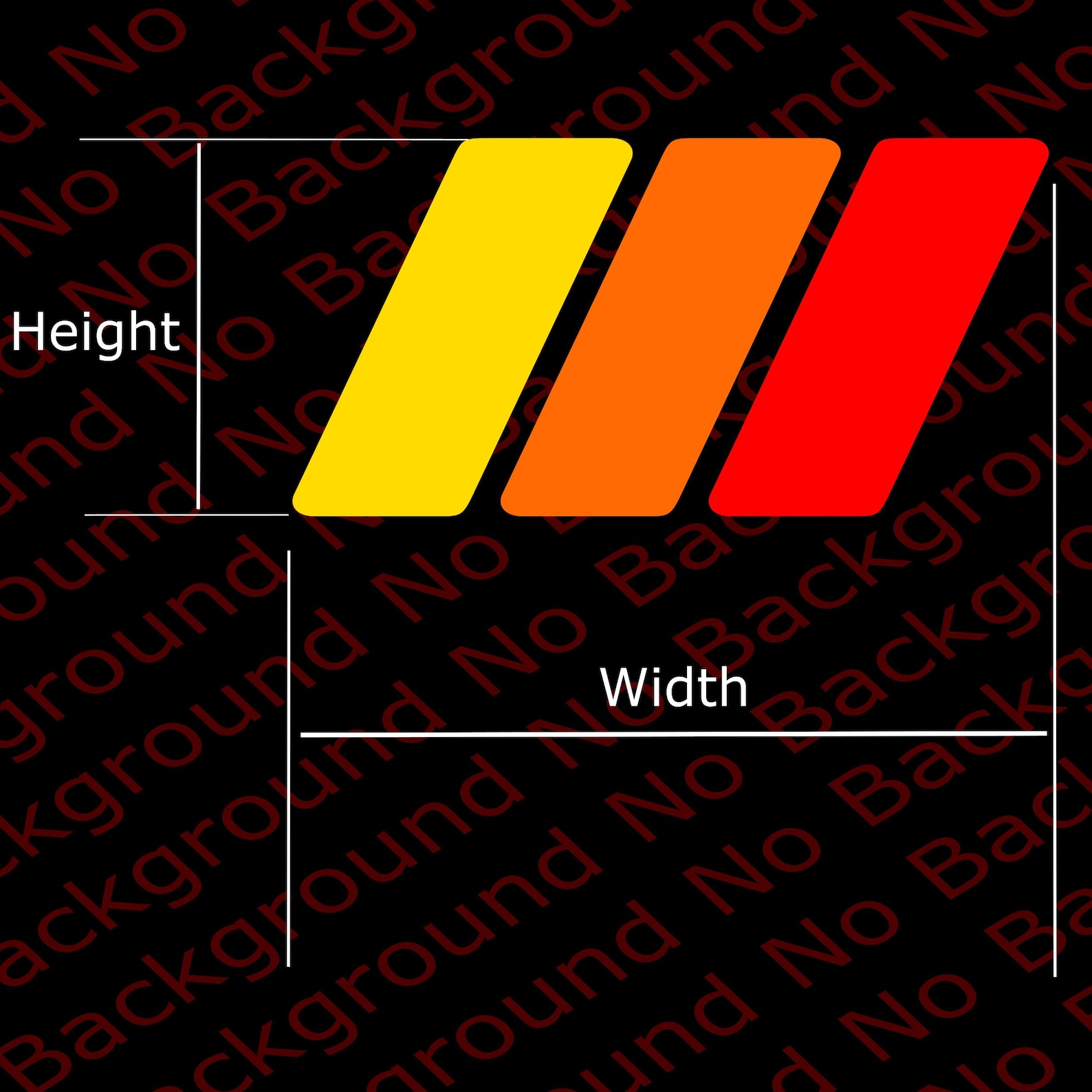 Retro Trio Color Racing Slanted Stripes Vinyl Die Cut Decal Sticker for ...