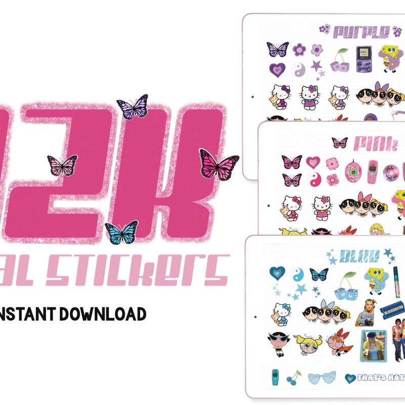 Y2k Stickers - Etsy