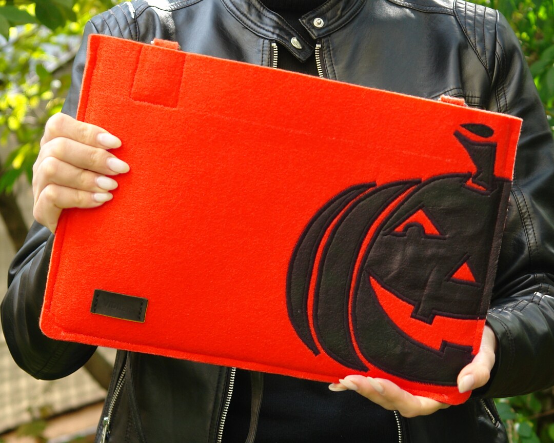 Original Red Felt Bag Halloween Gift Shoulder Bag Laptop - Etsy