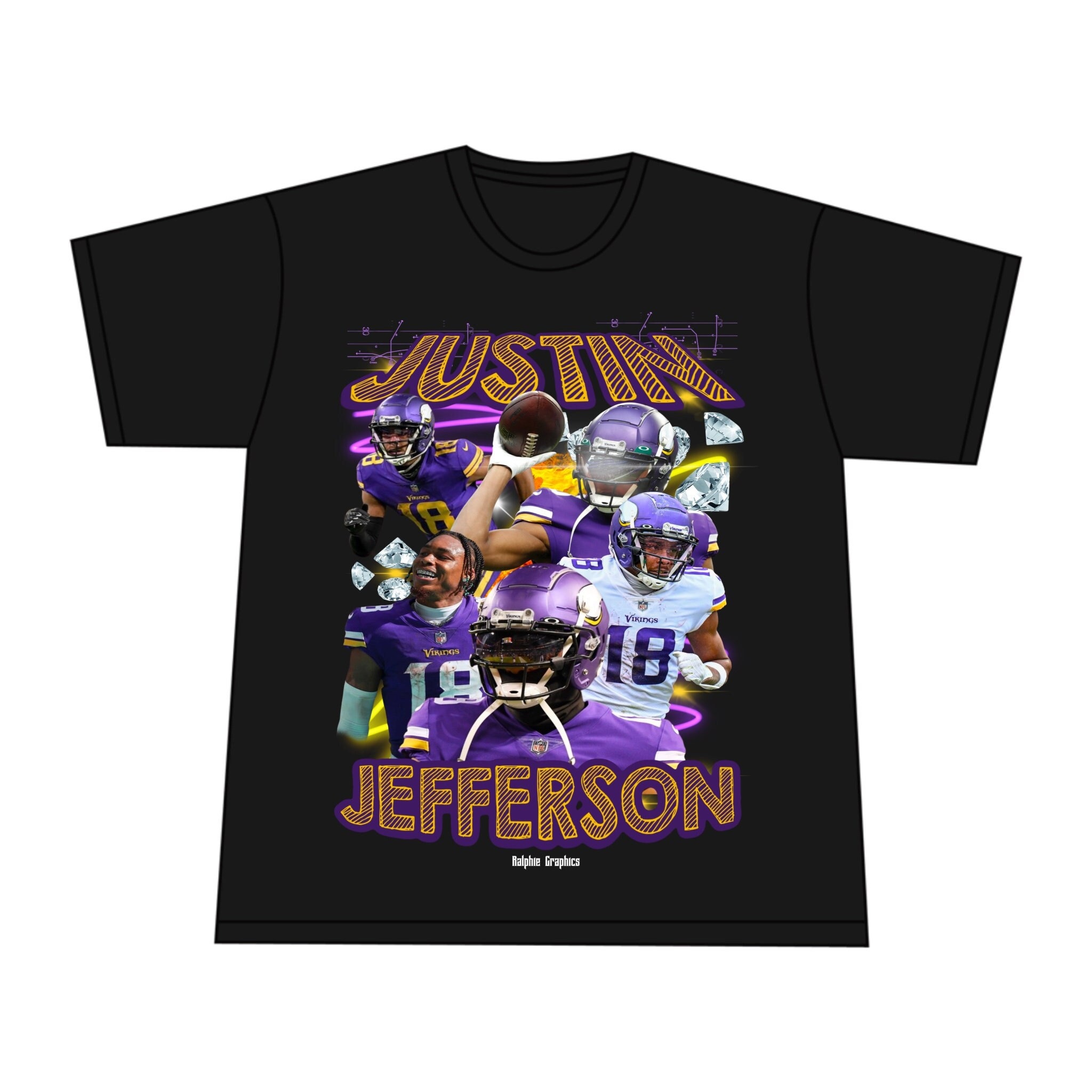 Justin Jefferson Merchandise - Etsy