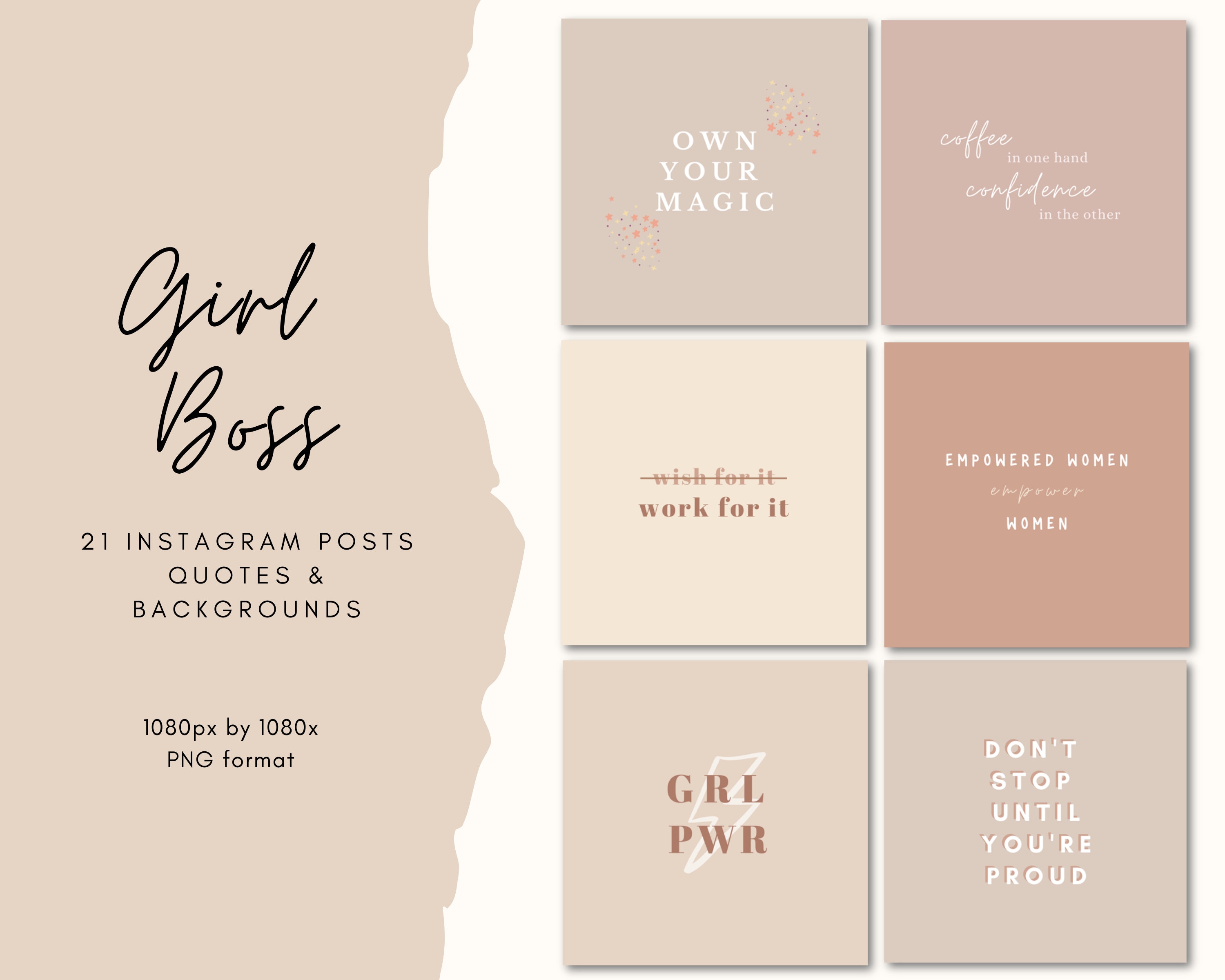 Stationery Graphic Design 25 girl boss instagram quotes lady boss ...