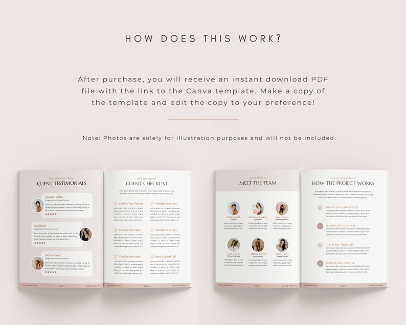 Client Welcome Packet - Client Welcome Kit, Client Welcome Pack, Client ...