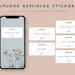 20 Instagram Story Stickers Reminder Stickers iPhone - Etsy