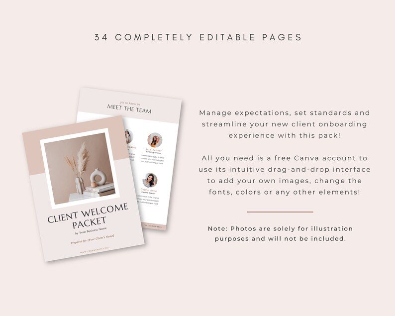 Client Welcome Packet - Client Welcome Kit, Client Welcome Pack, Client ...